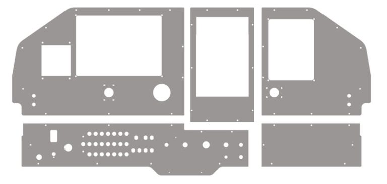 Legacy XL Stationary Panel Kit - Six Pack Aero